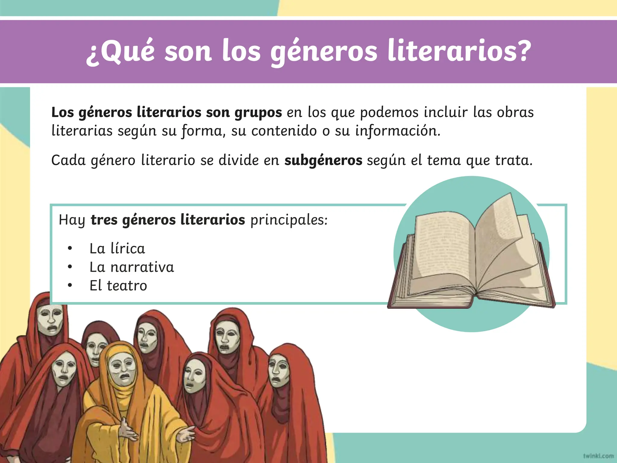 presentacion-los-generos-literarios-clasificacion-y-ejemplos | PPT