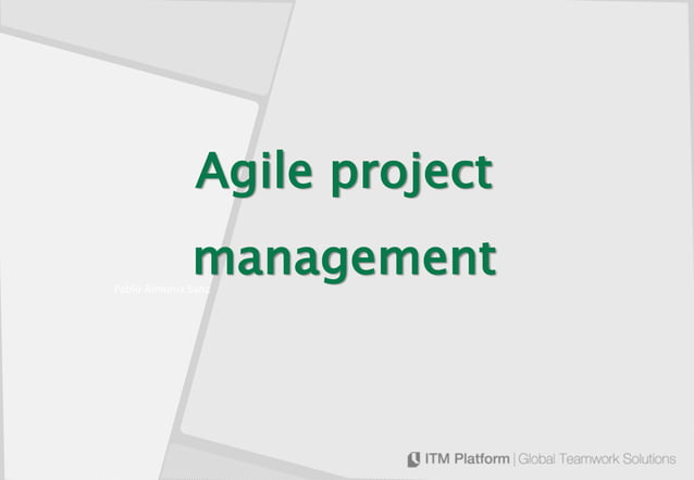 Agile vs. Predictive - ITM Platform | PPT