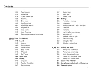 Samsung Camera ES15 User Manual | PPT