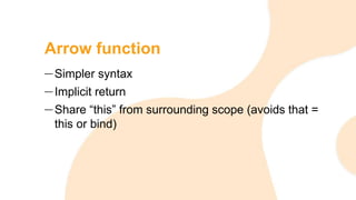 Sweet ES2015 (ES6) Taste | PPT