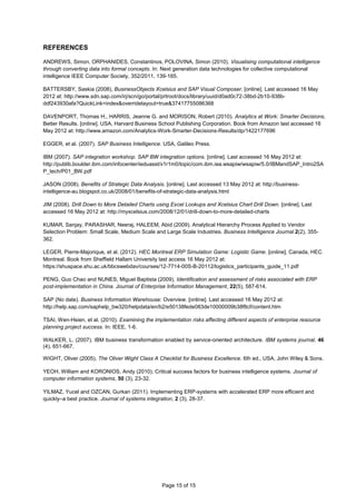 SAP business analysis: Enterprise Systems Assignment 2 | DOCX | Business | Business and Finance