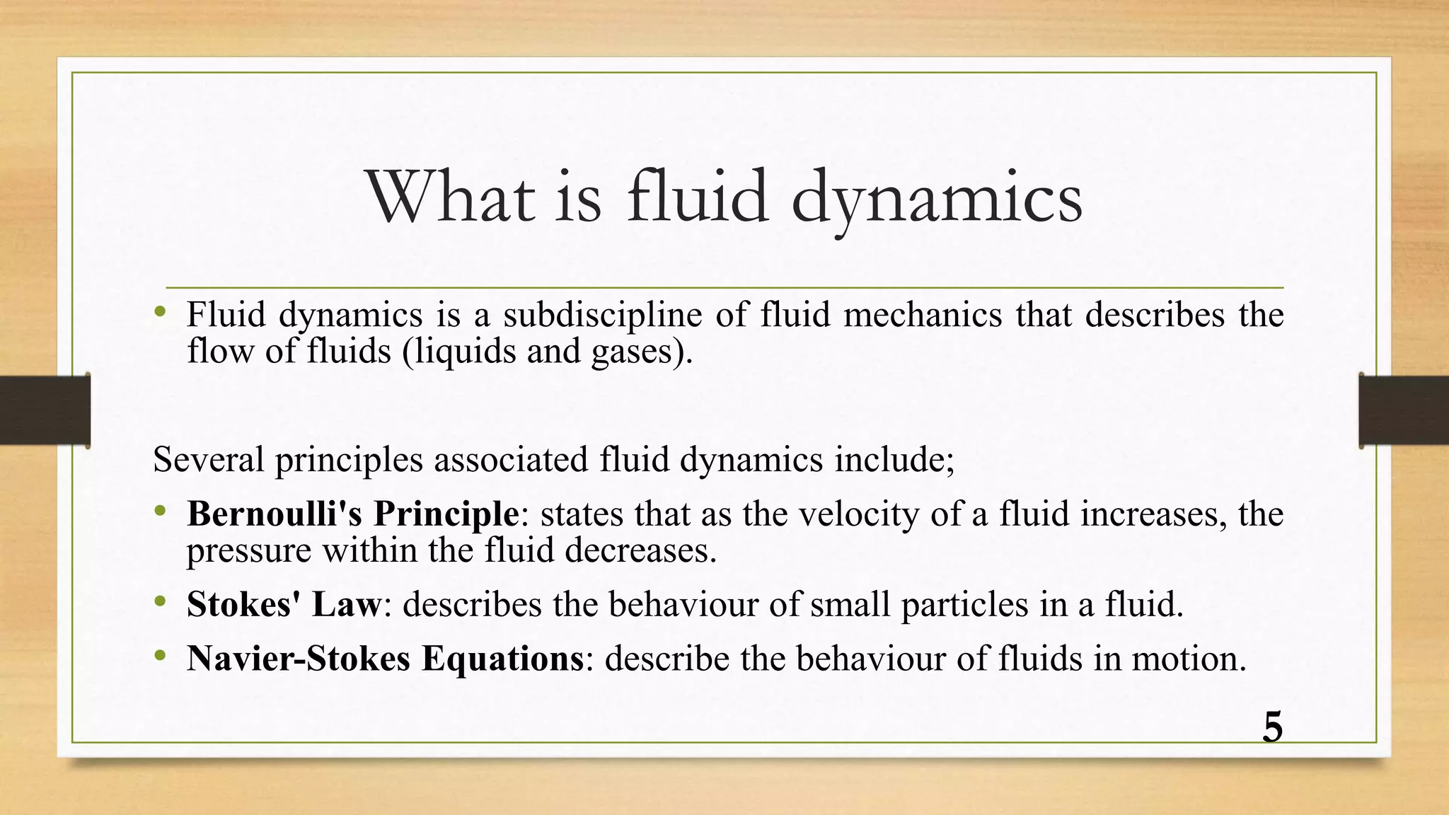 Fluid dynamics of spill containment systems | PPTX