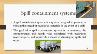 Fluid dynamics of spill containment systems | PPTX