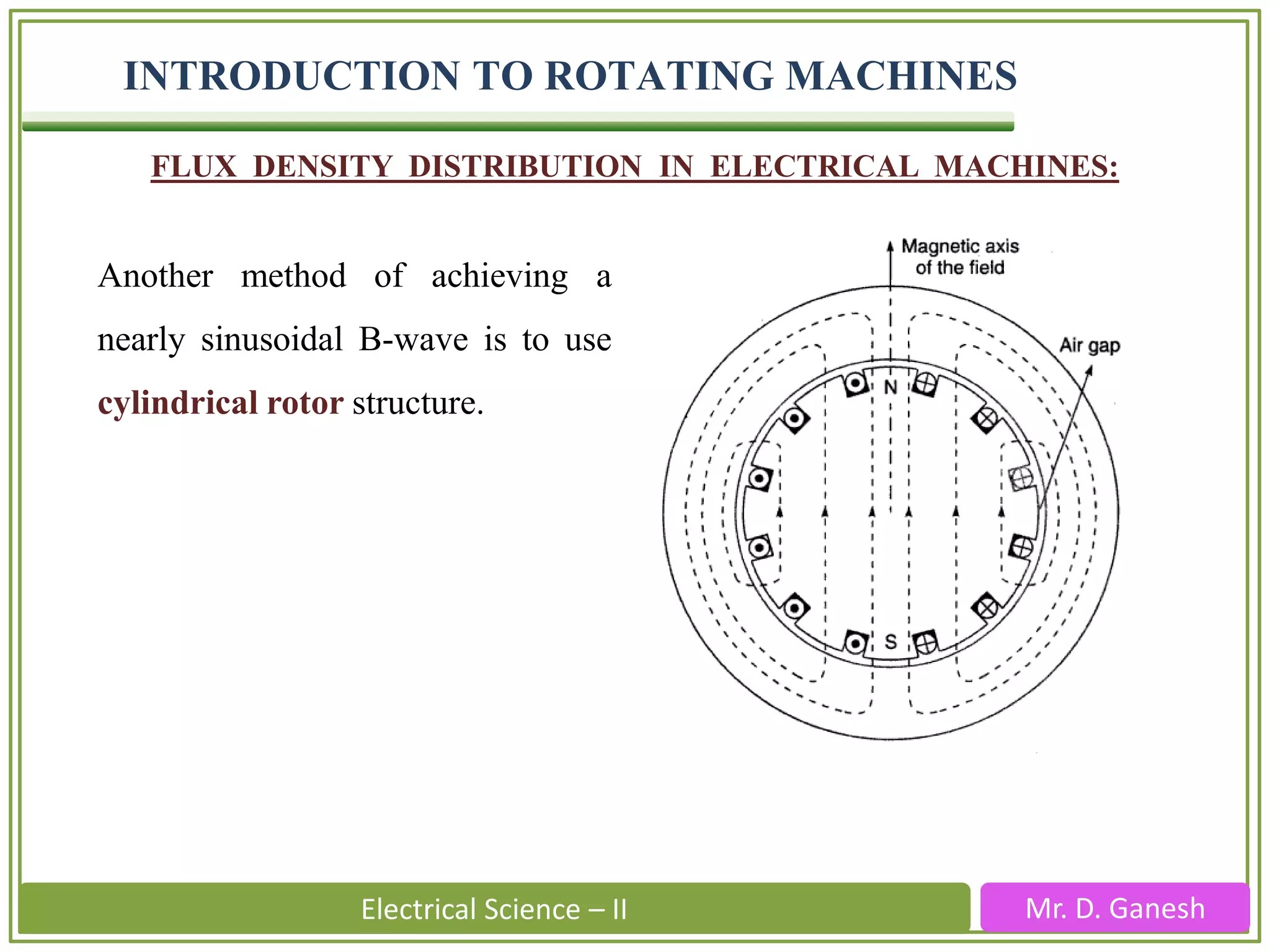 introduction to rotating machines | PPTX