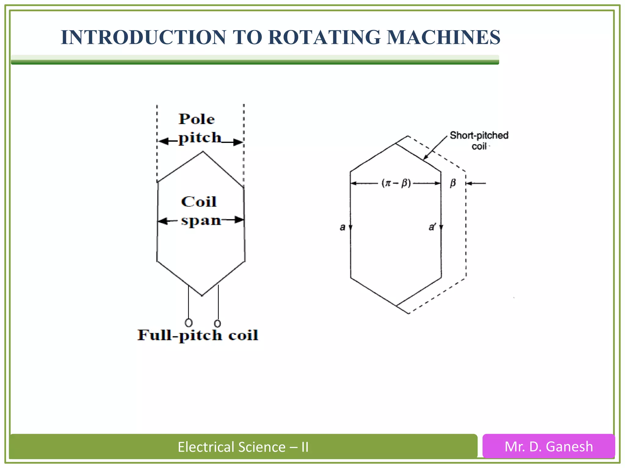introduction to rotating machines | PPTX