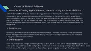 Thermal pollution | PDF