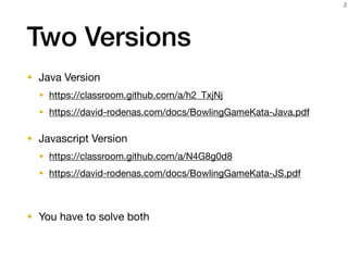 ES3-2020-P2 Bowling Game Kata | PPT