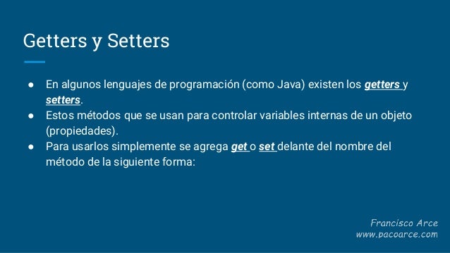 La Programación Orientada A Objetos Con Javascript Es6