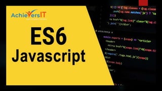 React Js Training In Bangalore | ES6 Concepts in Depth | PPT