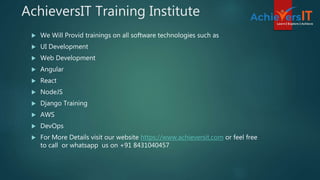 React Js Training In Bangalore | ES6 Concepts in Depth | PPT