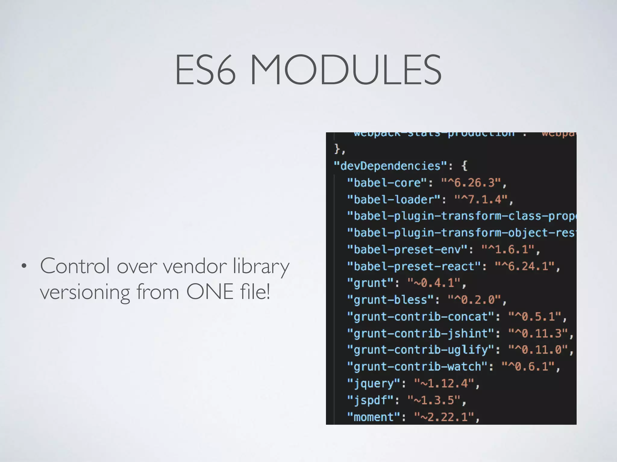 ES6 modules | PDF