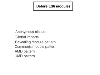 Es6 modules-and-bundlers | PDF