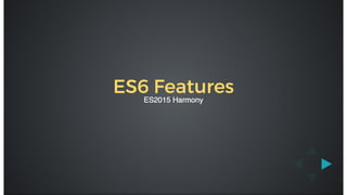 ES6 basics | PPT