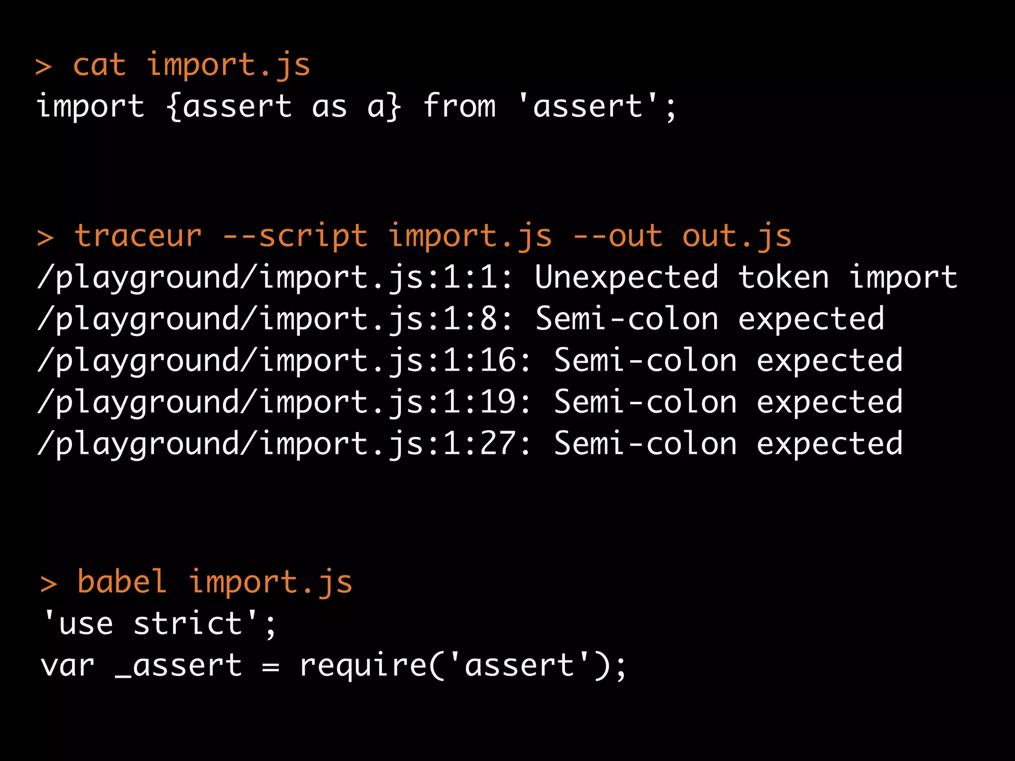 ECMAScript 6 for real | PPT