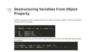 ES6 presentation | PDF