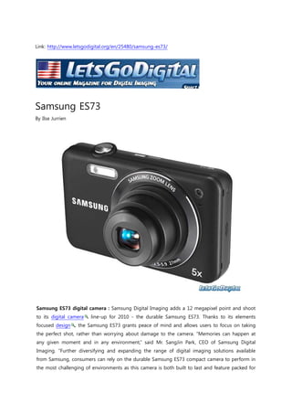 Samsung ES73 | DOCX