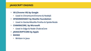 JavaScript Editions ES7, ES8 and ES9 vs V8 | PPT