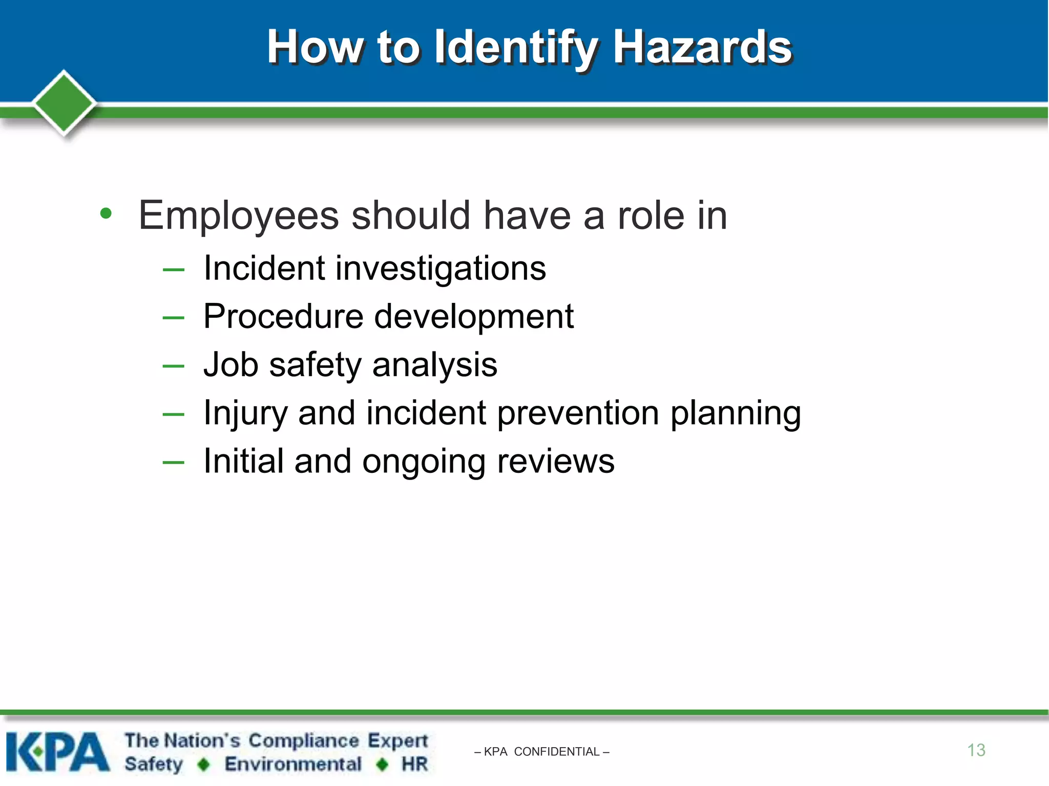 Seven Parts of an Effective Injury and Illness Prevention Plan | PPTX ...