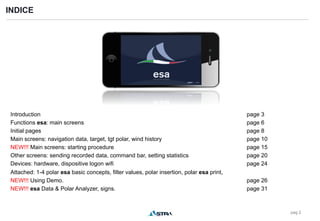 esa: operating manual 1.2.0 (eng) | PPT