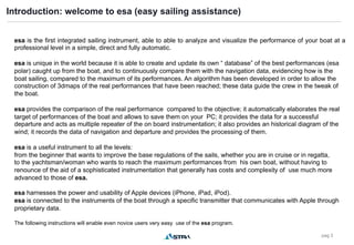 esa: operating manual 1.2.0 (eng) | PPT