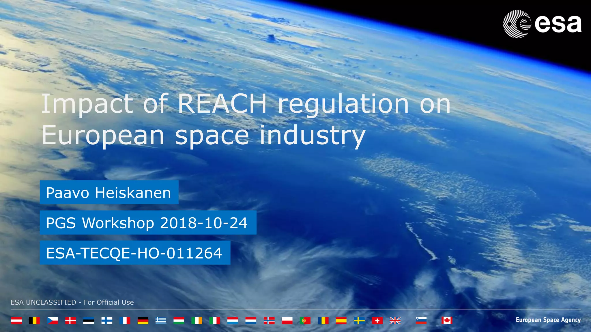 Impact of REACH regulation on European space industry | PDF