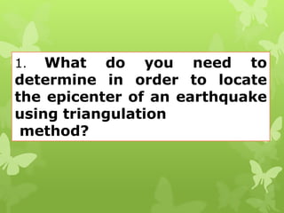Earth Science G10 Module 1 Activity 1 | PPTX