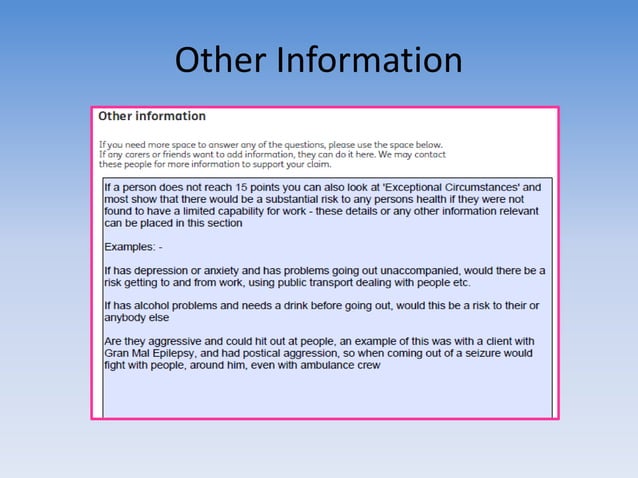 Esa 50 form filling | PPT