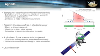 Science Coffee - Algorithms to Monitor Telemetry for Subtle Indications of Debris Impacts | PPT