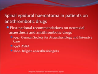 ESA- antitrombotic therapy | PPT
