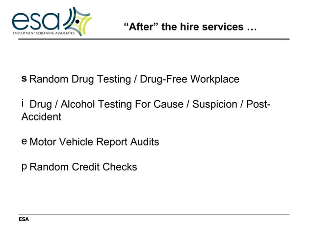 ESA Best Practices | PPT