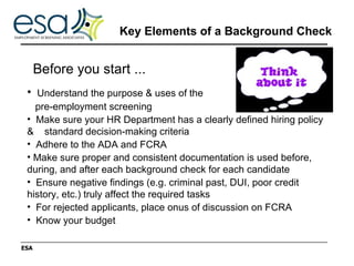 ESA Best Practices | PPT