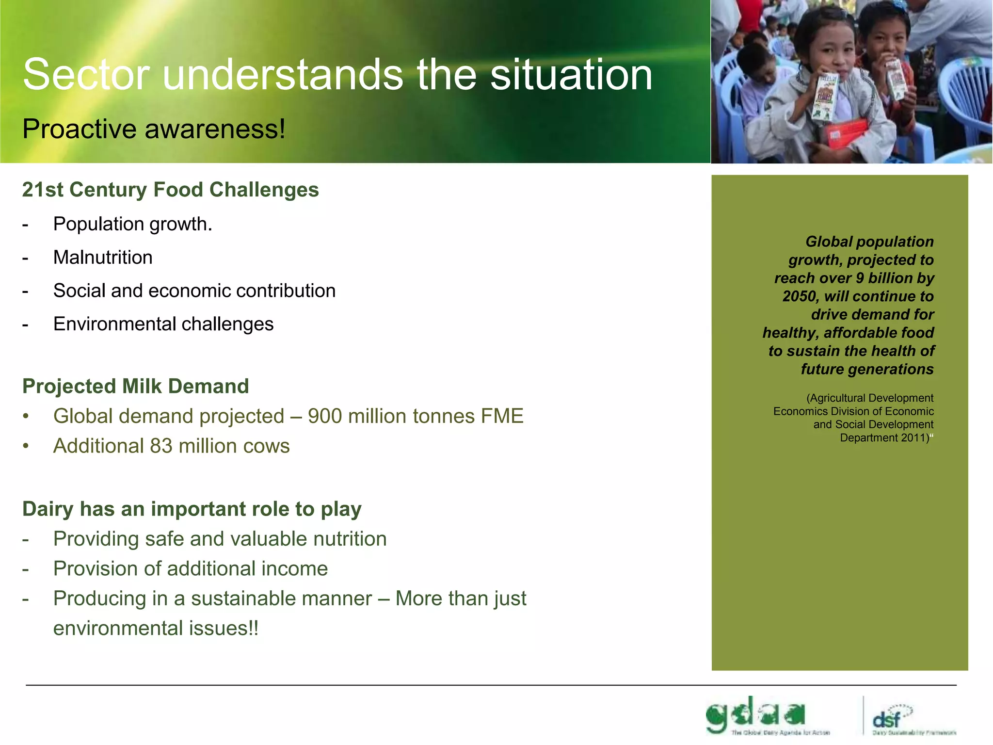 The Dairy Sustainability Framework-Brian Lindsay | PPTX