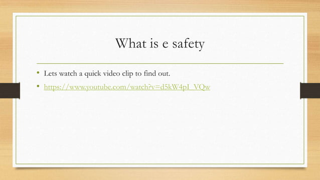 E safety | PPT