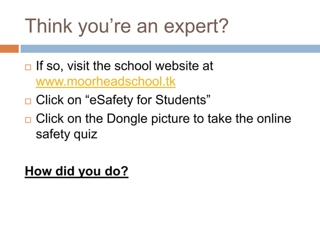 eSafety ICT Lesson | PPT
