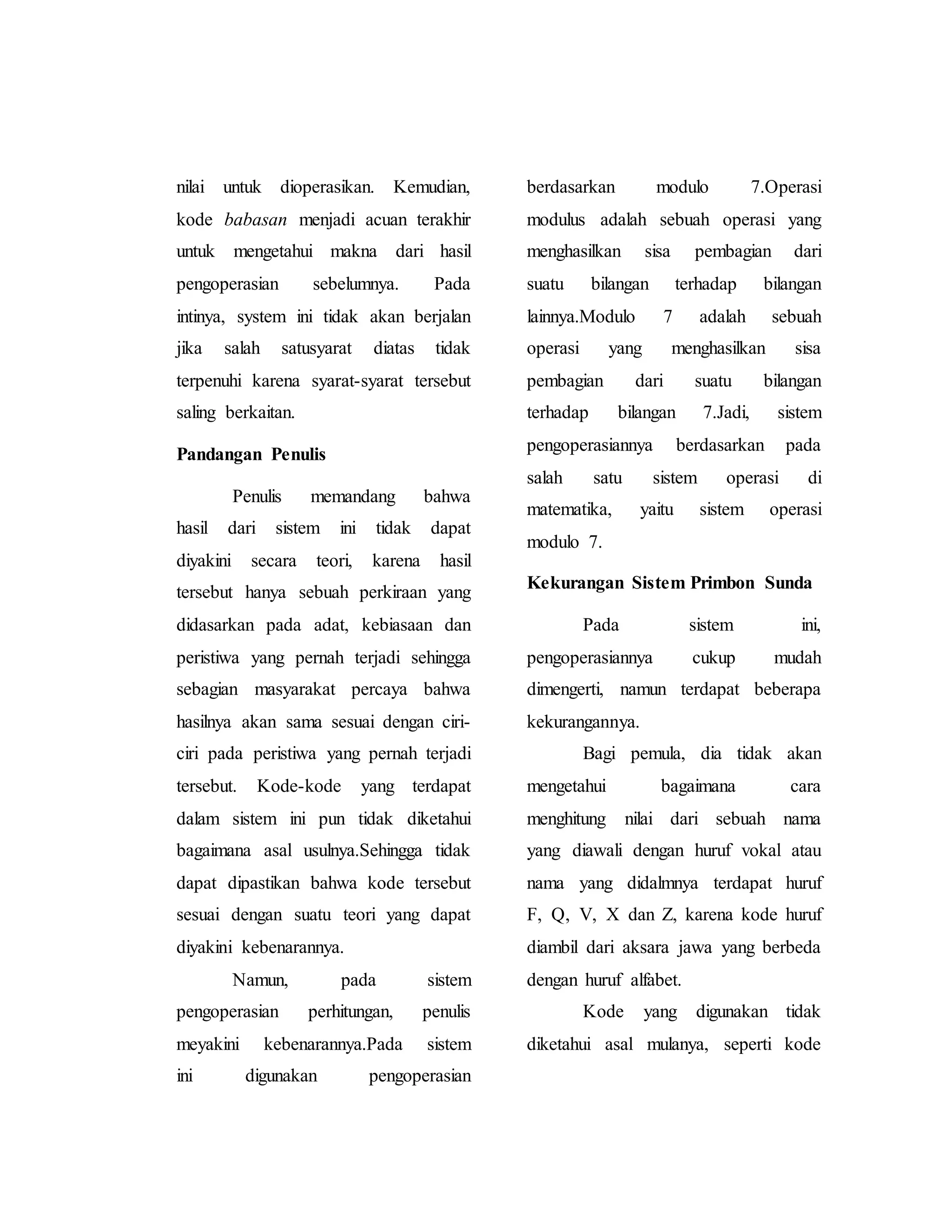 sistem bilangan jodoh ala primbon sunda | DOCX