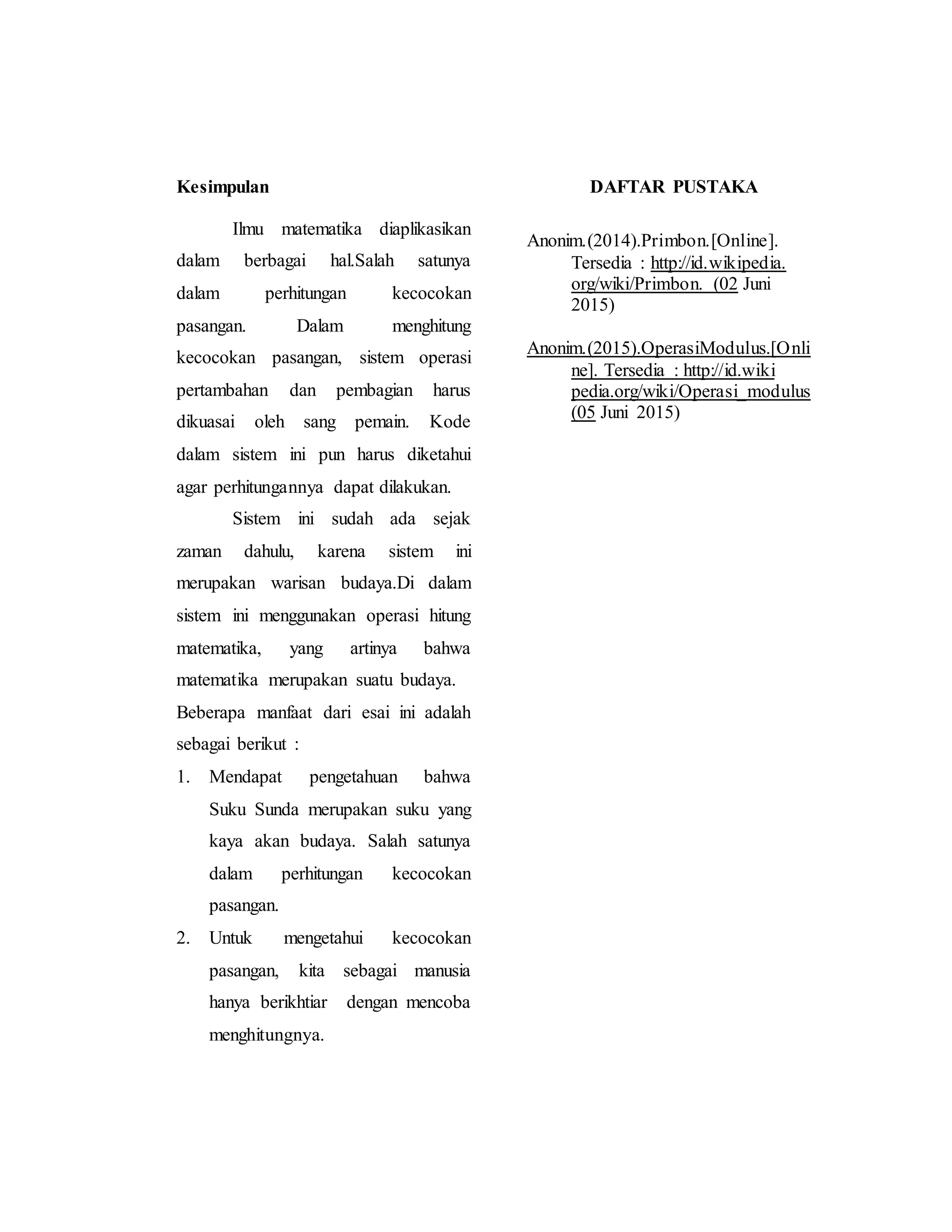 sistem bilangan jodoh ala primbon sunda | DOCX