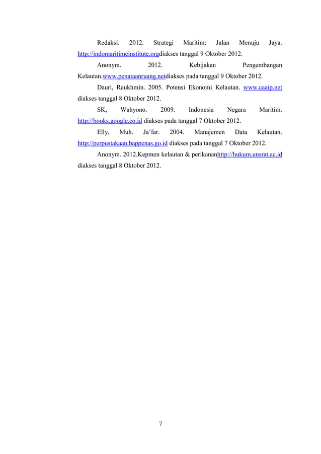 ESAI Kemaritiman Indonesia | DOCX