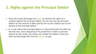 Rights of surety | PPTX