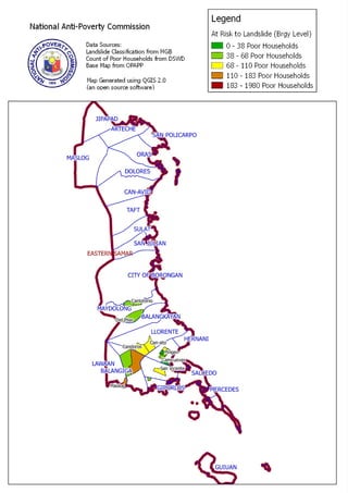 Eastern Samar Landslide Areas | PDF