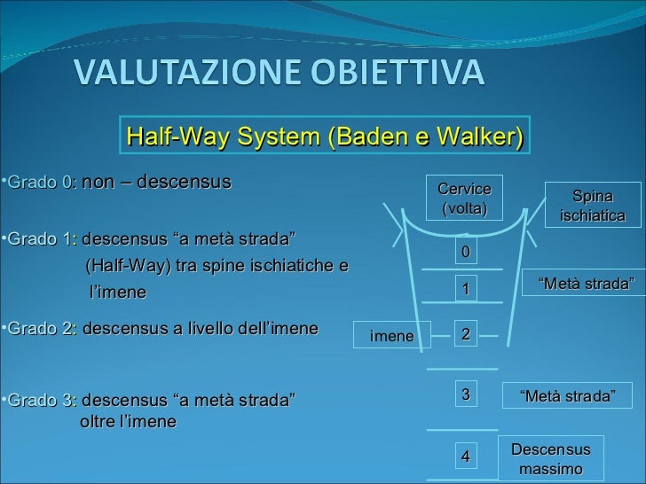 Esame obiettivo del pavimento pelvico baccichet