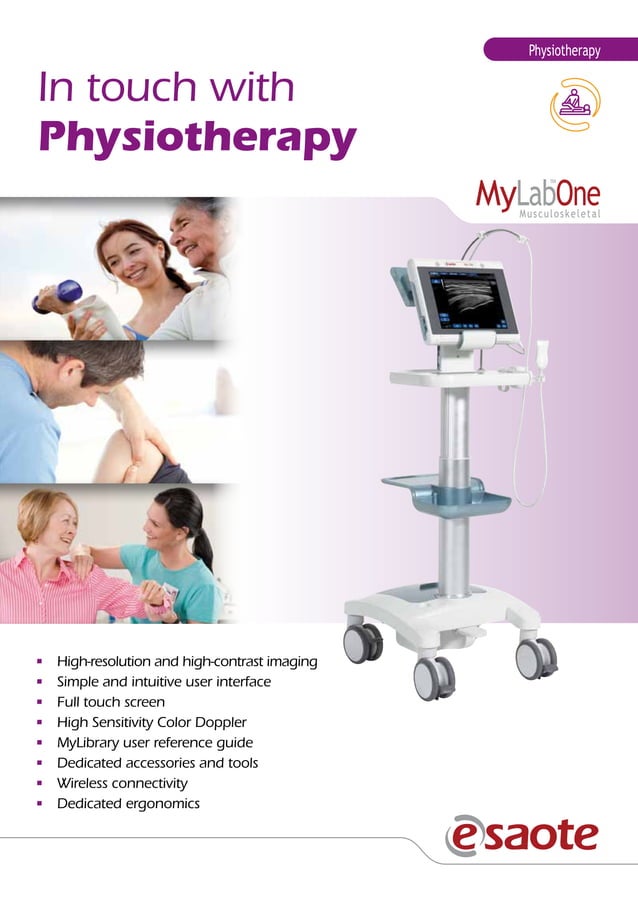 Esaote MyLab One - Physiotherapy | PDF | Physical Therapy | Wellness