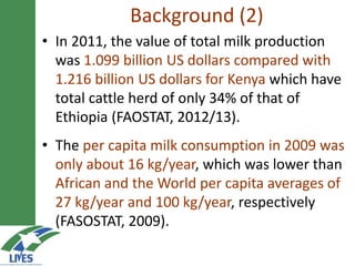 Developing the butter value chain in Ethiopia | PPTX