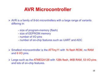 The document provides an overview of the Arduino platform for beginners ...