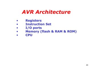 The document provides an overview of the Arduino platform for beginners ...