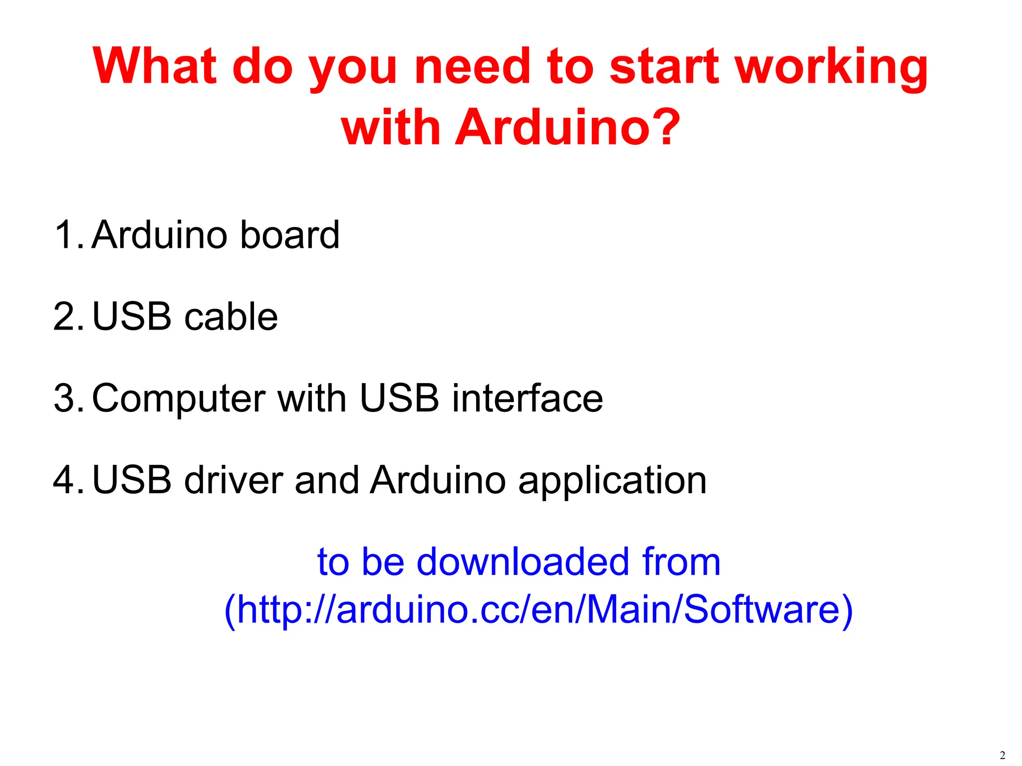 The Document Proceeds To Explain The Main Components Of An Arduino Uno Board Such As The Power