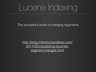 From Lucene to Elasticsearch, a short explanation of horizontal scalability | PPT