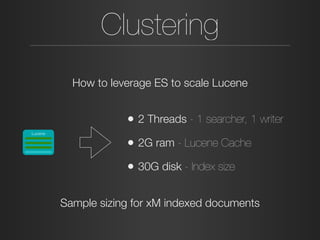 From Lucene to Elasticsearch, a short explanation of horizontal scalability | PPT