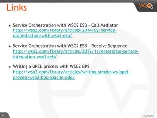 Integration Patterns with WSO2 ESB and WSO2 BPS | PPT
