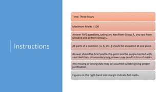 AMIE - Question Paper of Design & Manufacturing (Summer 2017) | PPT ...