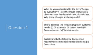 AMIE - Question Paper of Design & Manufacturing (Summer 2017) | PPT ...